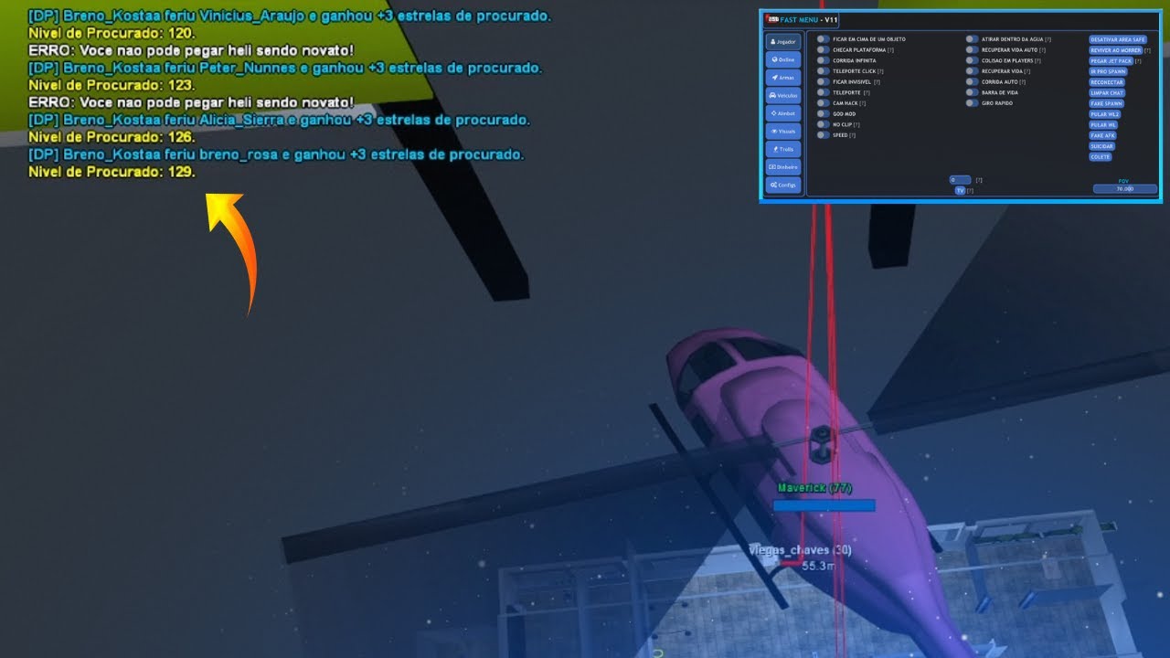 MATEI TODOS DO SERVIDOR COM MOD MENU | MOD MENU PARA SAMP PC 2025 - YouTube