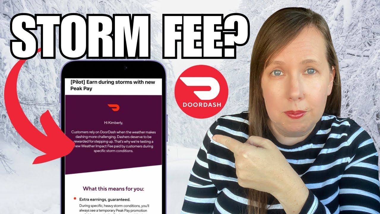 Snow Storm Peak Pay: DoorDash, Are You Serious? - YouTube