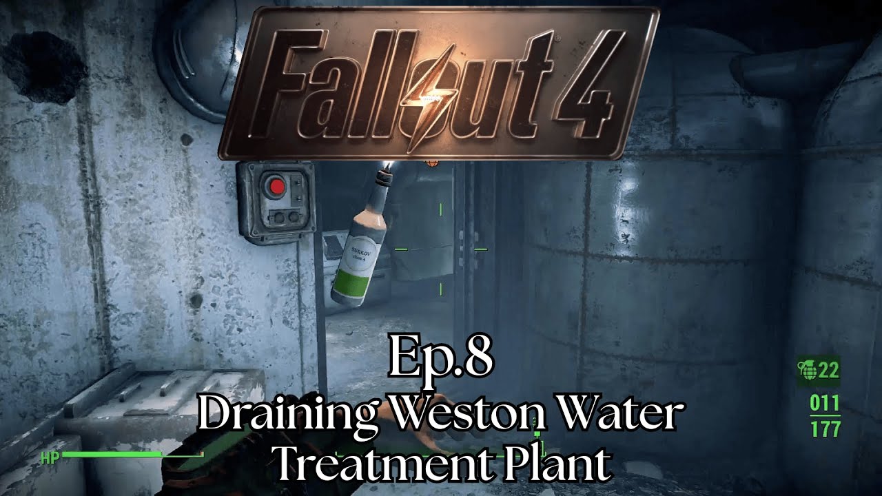 I drained Weston Water Treatment Plant! Fallout 4 Gameplay Ep.8 - YouTube