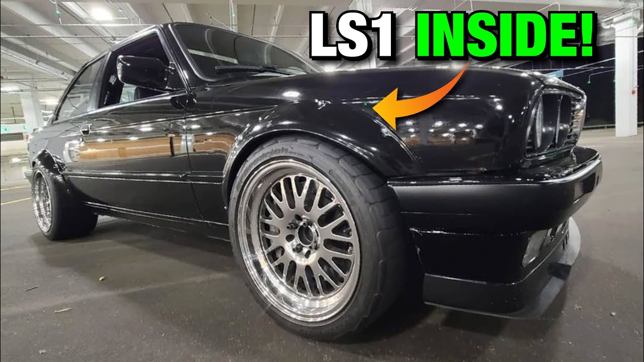 INSANELY LOUD LS1 SWAPPED BMW E30! - YouTube