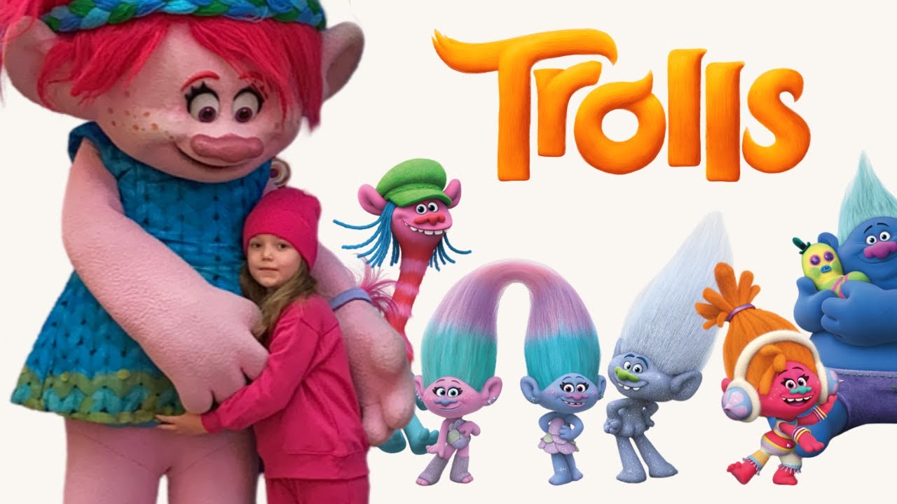 TROLLS : Queen Poppy and Eva. The most lovely cartoon characters. Video ...