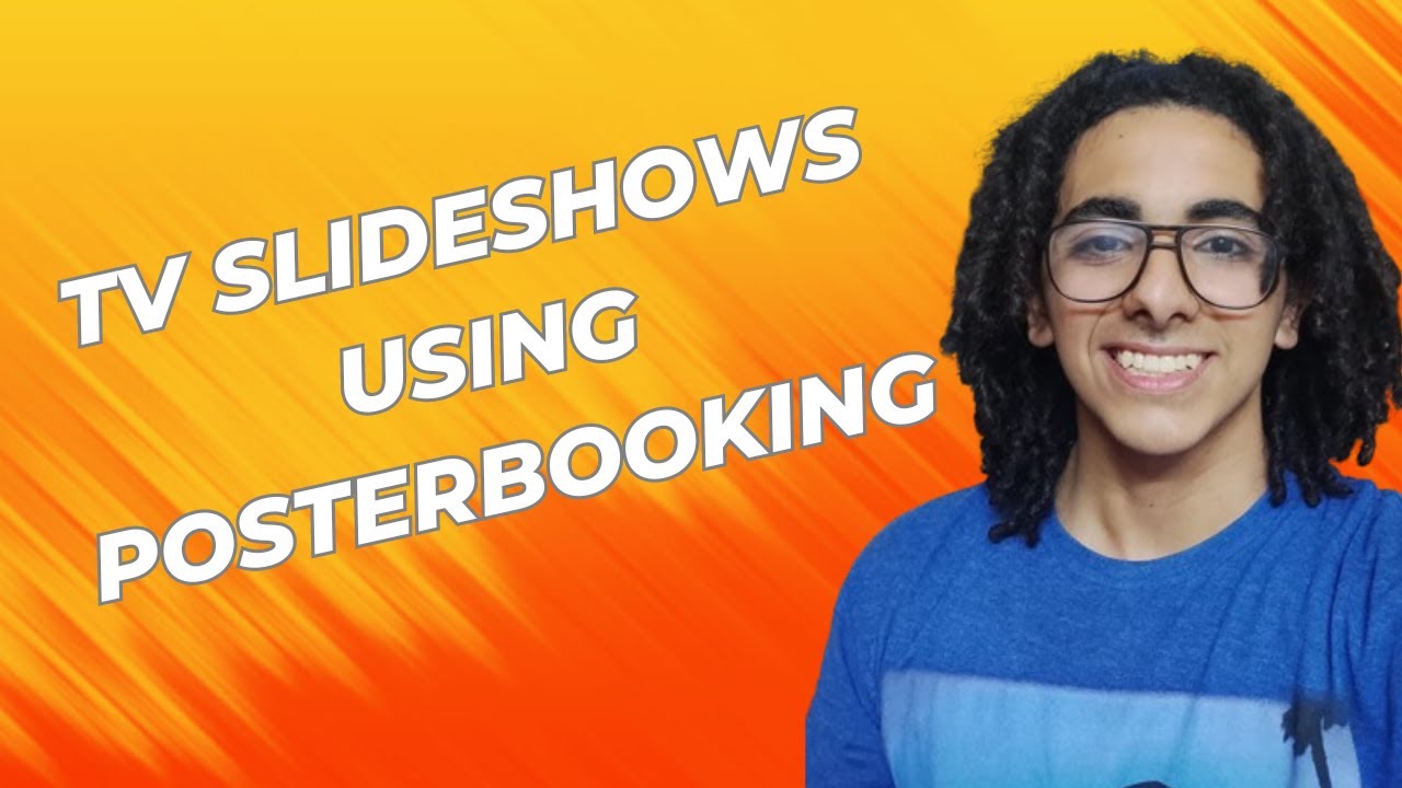Create TV slideshows using posterbooking with google slides - YouTube