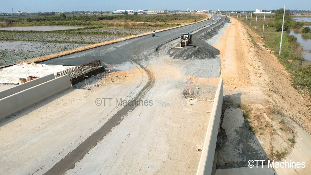 The Last Update Process Connecting Road To Bridge By Strong D41P ...