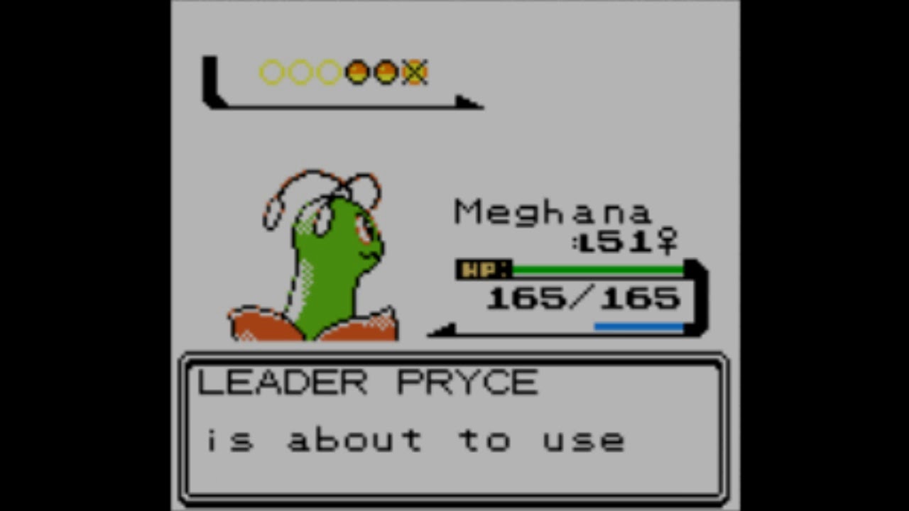 Pokémon Gold Playthrough Highlights - Gym Leader Pryce (VC) - YouTube