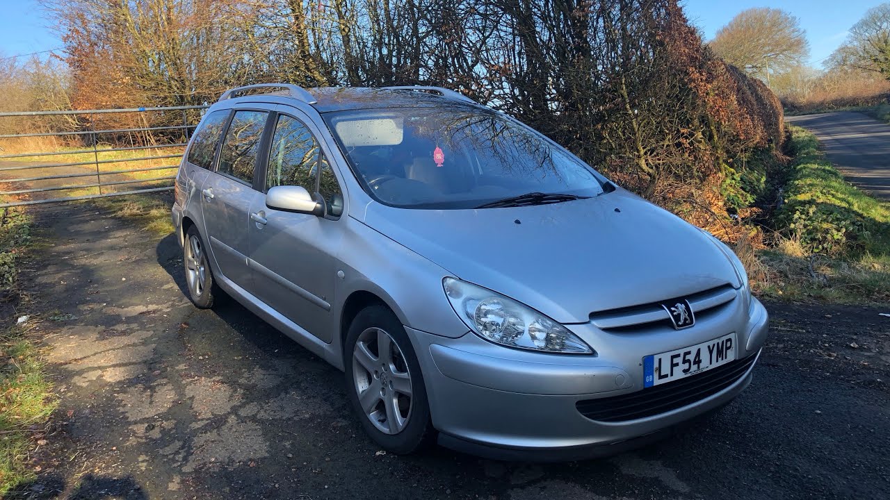 Peugeot 307sw 1.6hdi 110 review walk rounds and plans for the future - YouTube