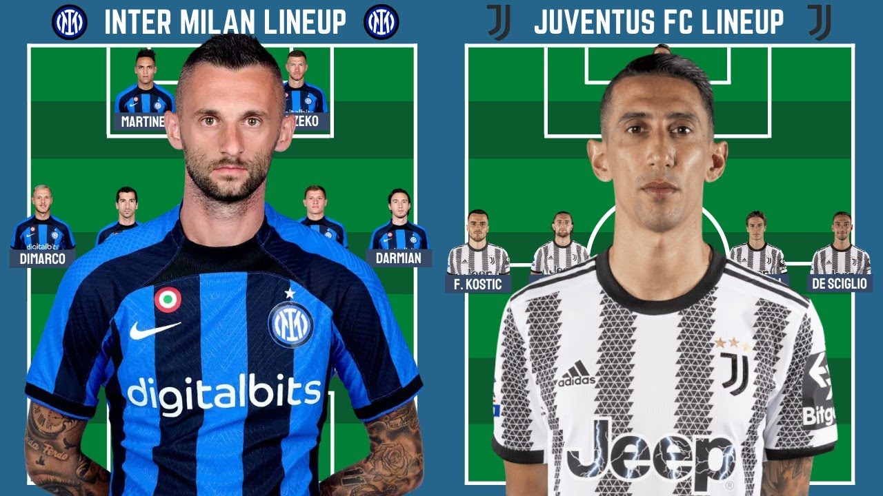 Inter Milan Vs Juventus FC Head To Head Predicted Lineup Coppa Italia ...