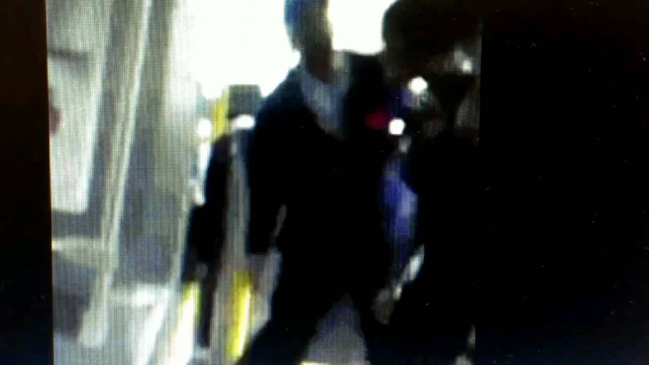 Bus driver uppercuts girl through the roof - YouTube