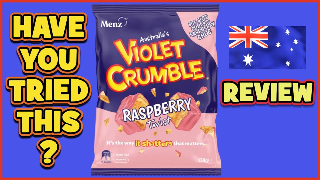 Are Violet Crumble Raspberry Twist any good? - YouTube