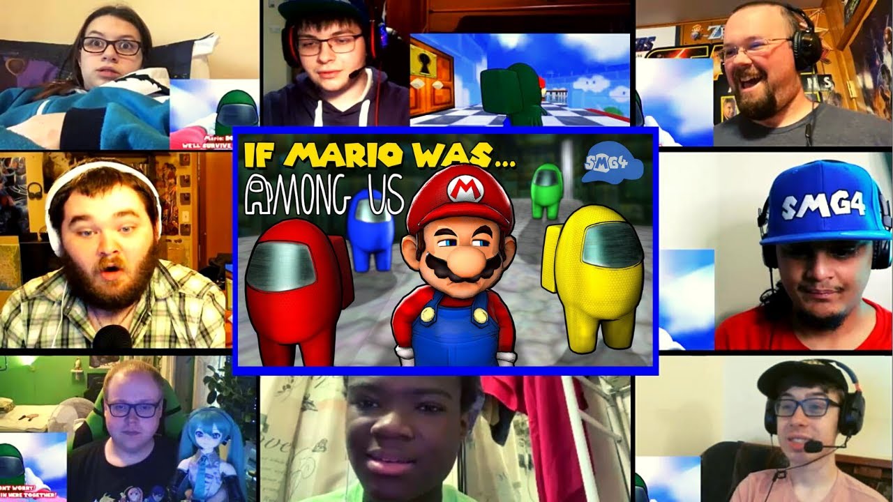 SMG4: If Mario Was AMONG US... Reactions Mashup - YouTube