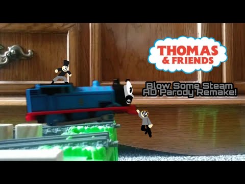 (13+) Thomas & Friends | Blow Some Steam (Robot Chicken) Remake! | TOMY, Trackmaster & Plarail