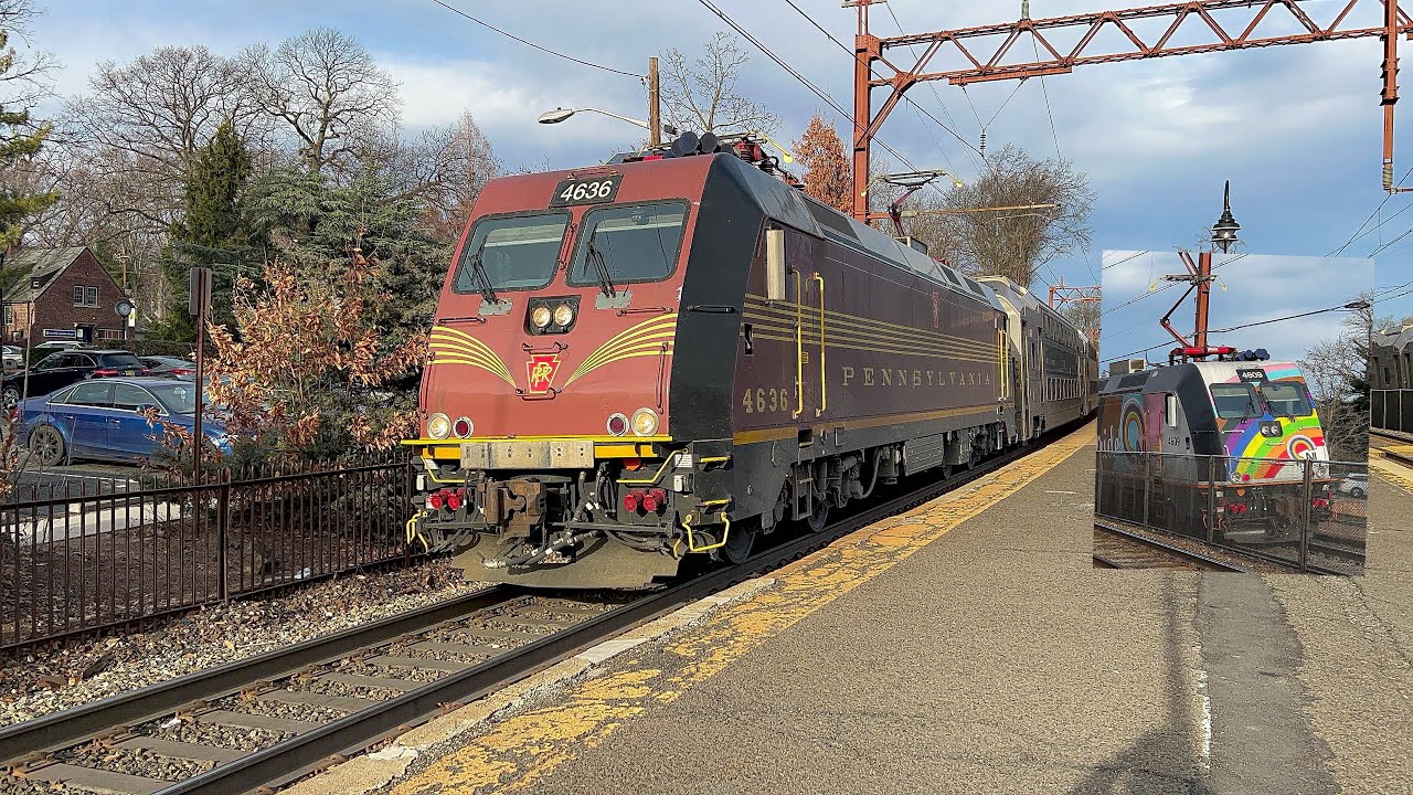 NJT’ PRR heritage 4636 on 6929 and 4609 ride with pride on 6928 both ...