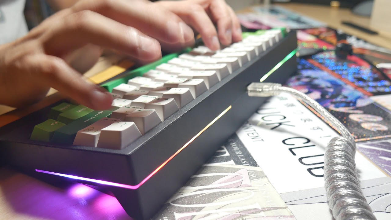 Duck Viper Tealios Typing Sounds - YouTube
