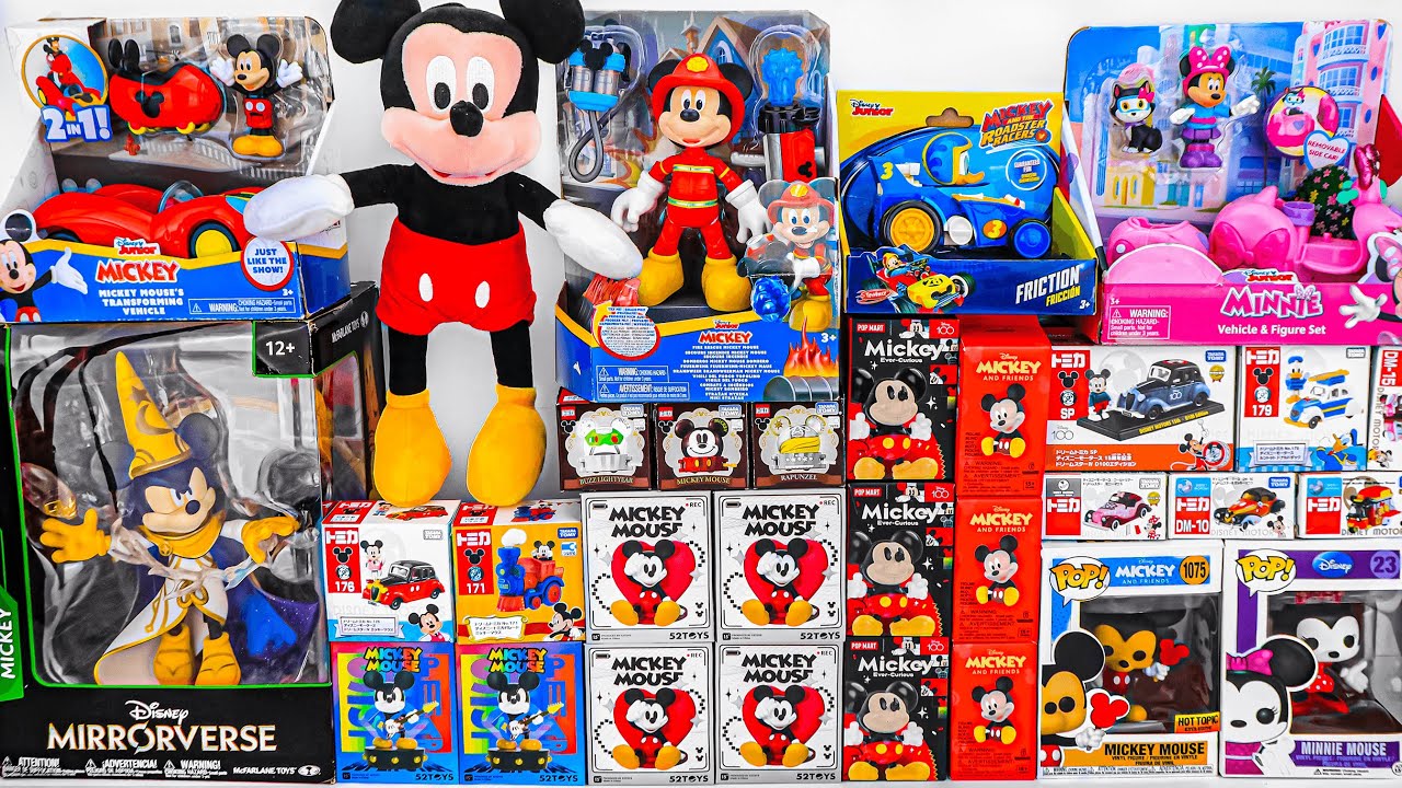 Mickey Mouse Toys Collection Unboxing Review | Mickey Mouse Funny the ...