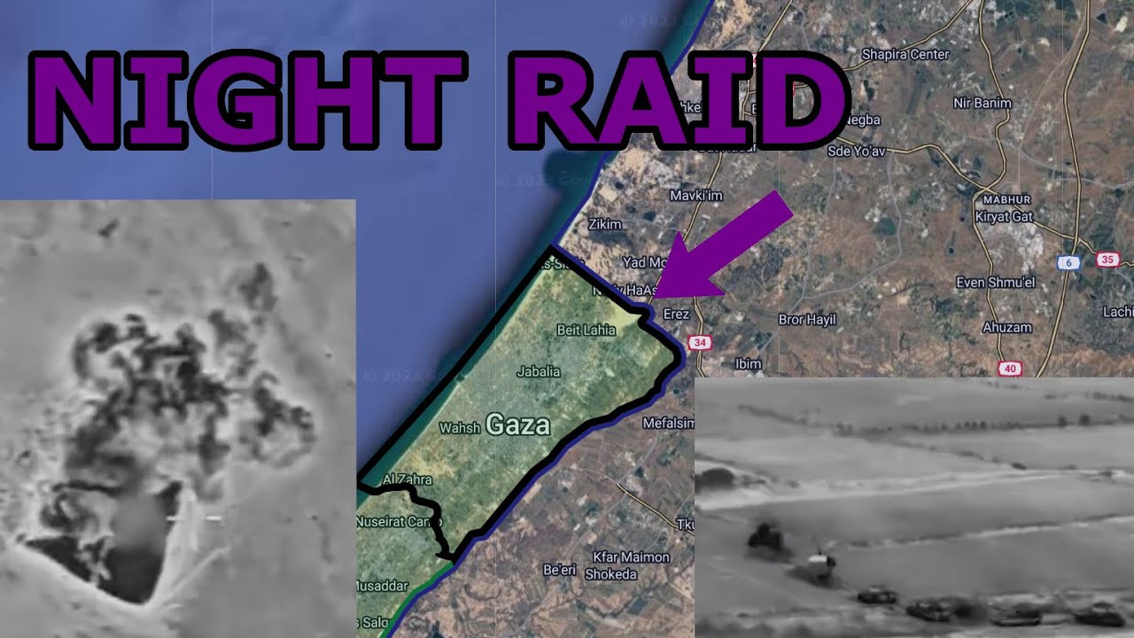 BREAKING NEWS | Israel Launches Night Raid Storming Gaza - YouTube