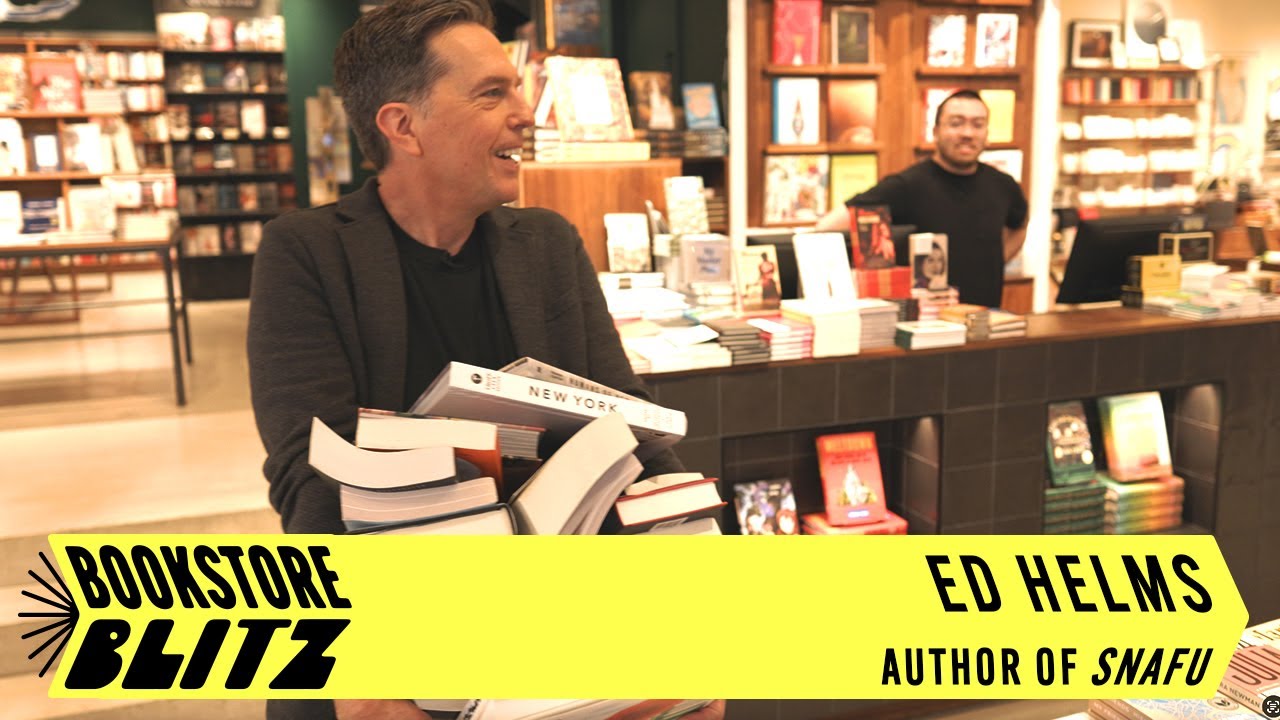 Bookstore Blitz, Episode 2: Ed Helms - YouTube