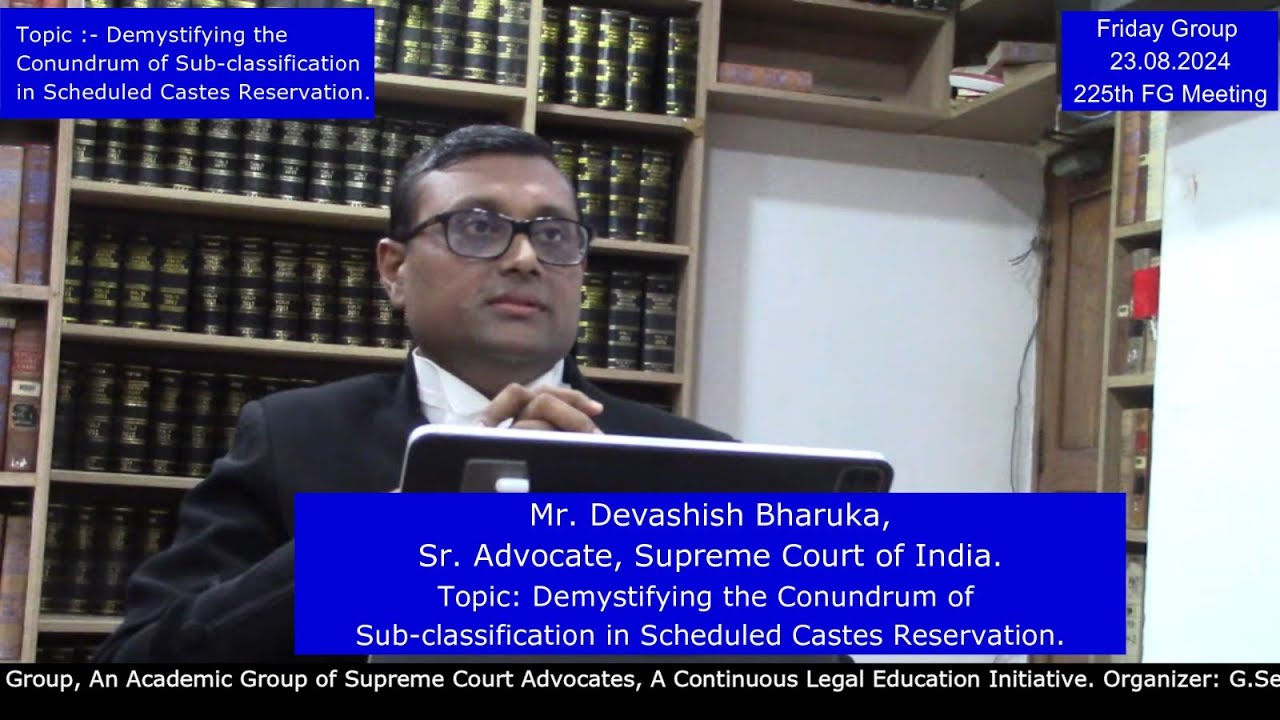 Devashish Bharuka, Sr.Adv. Topic: Demystifying the Conundrum of Sub ...