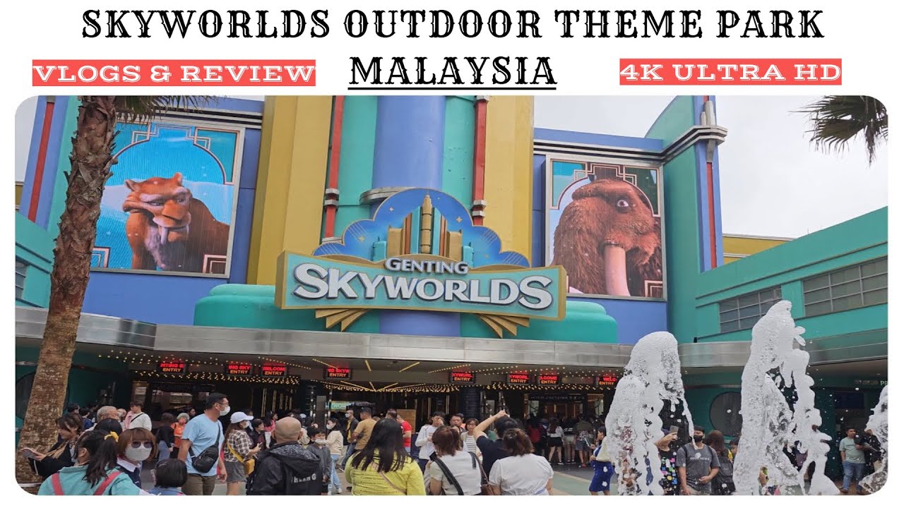 Genting SkyWorlds Outdoor Theme Park Rides - YouTube