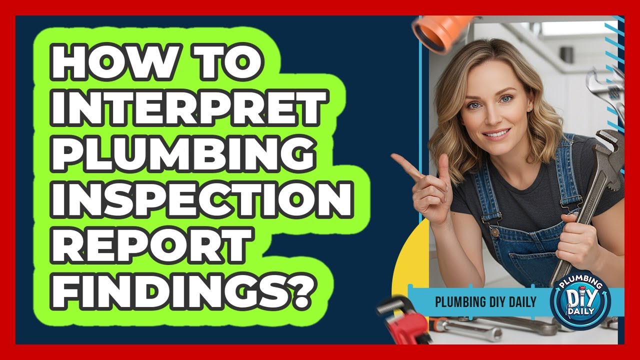 How To Interpret Plumbing Inspection Report Findings? - YouTube
