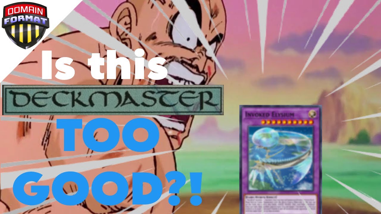 Is this Deckmaster TOO GOOD?! (Domain Format Yugioh) - YouTube