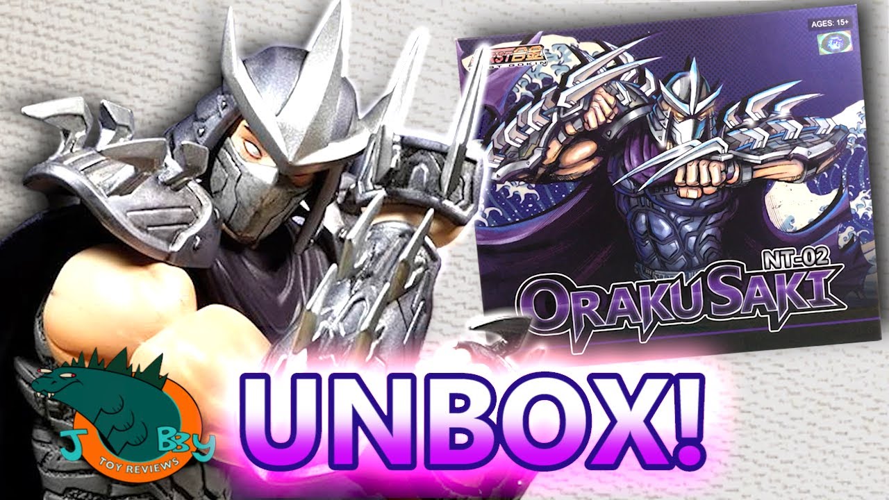 Oroku Saki [Shredder] TMNT First Gokin UNBOXING - YouTube
