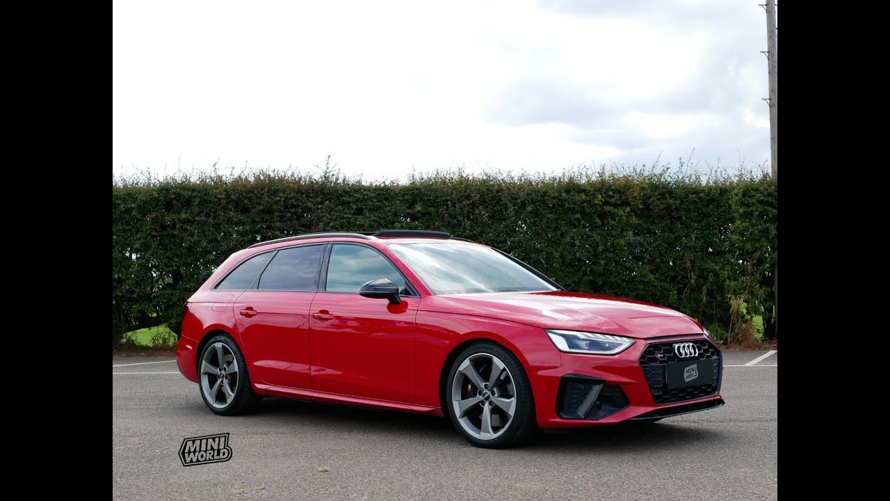 AUDI S4 BLACK EDITION (2020) TANGO RED - YouTube