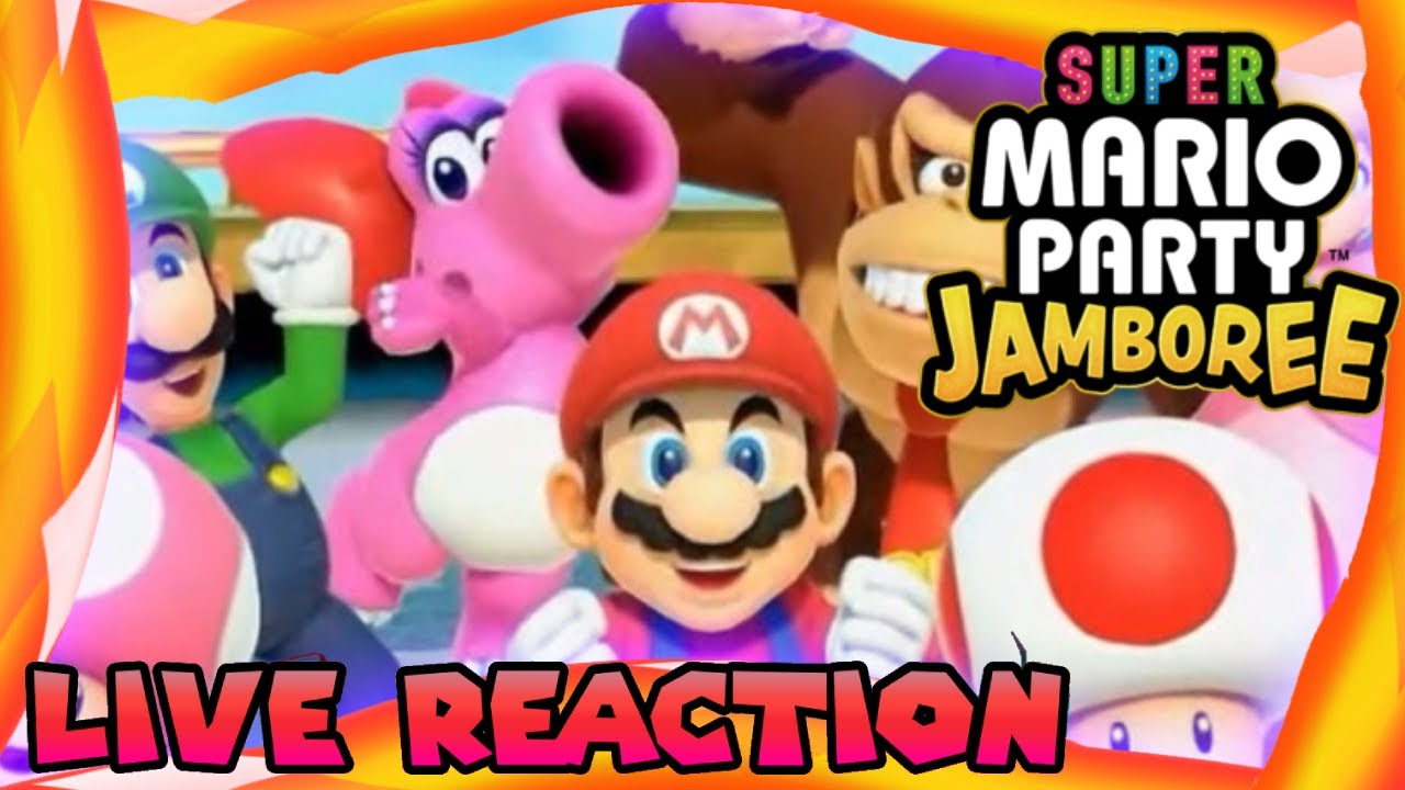 MARIO PARTY AGAIN :D | SUPER MARIO PARTY JAMBOREE LIVE REACTION (ft ...