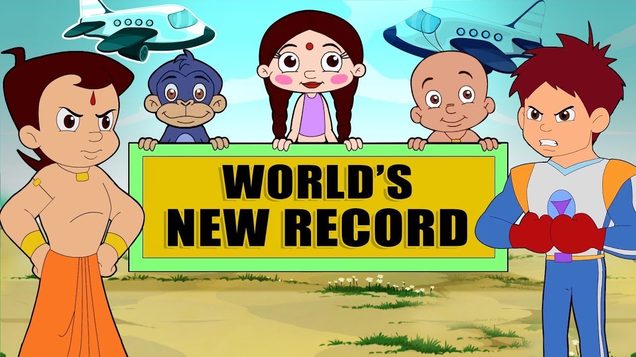 Chhota Bheem Vs Ricky | New World’s Record 🚀 | Hindi Cartoon for Kids ...