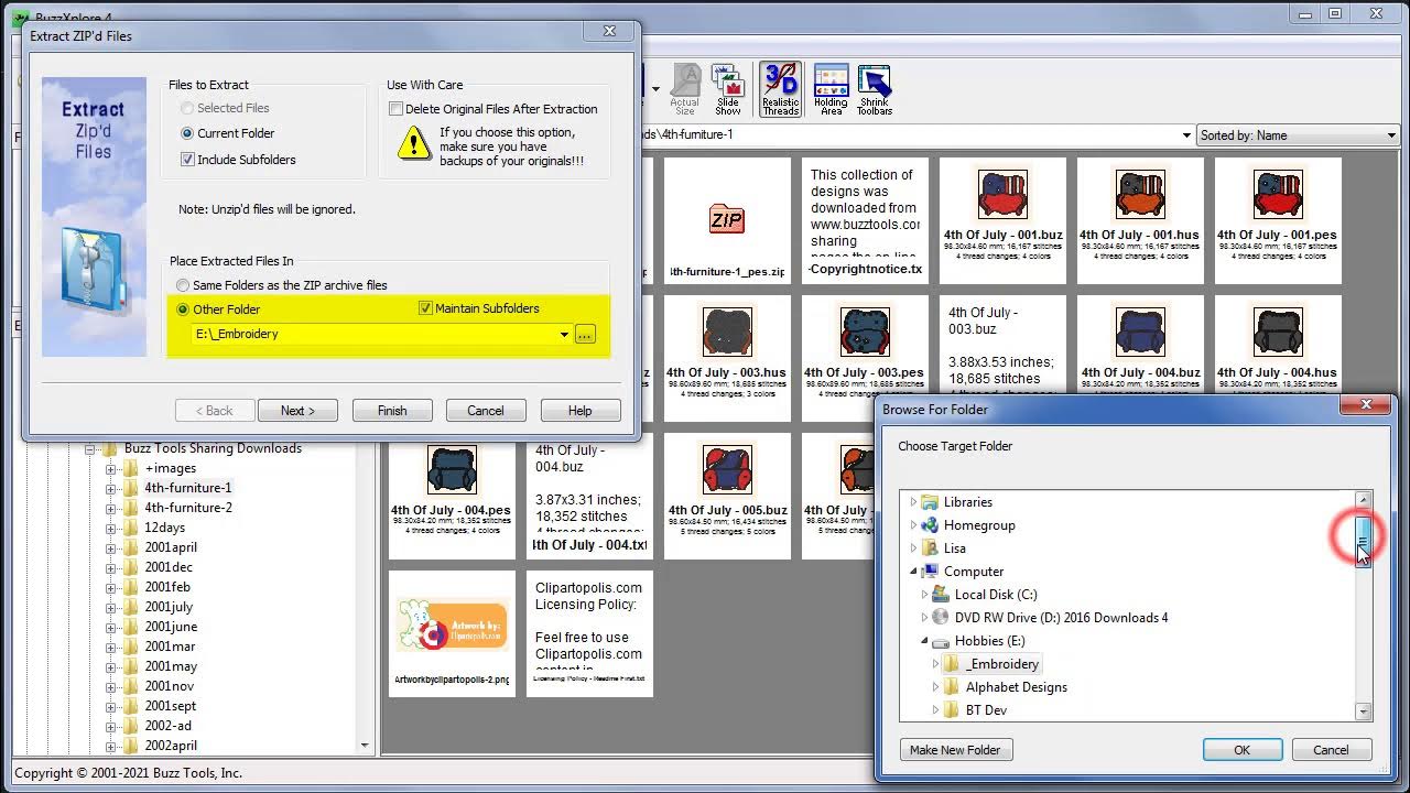 BuzzXplore 4 - Extracting ZIP Archives - YouTube