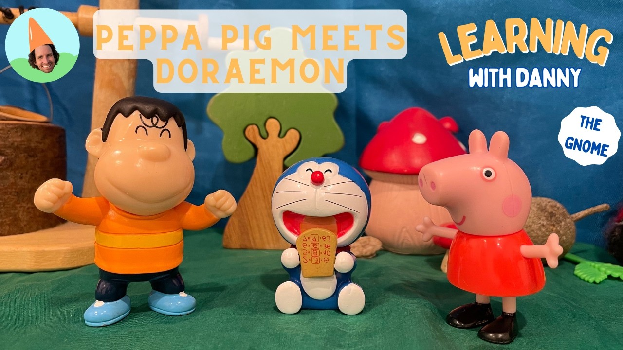 Peppa Pig meets Doraemon - Story time for Kids - YouTube