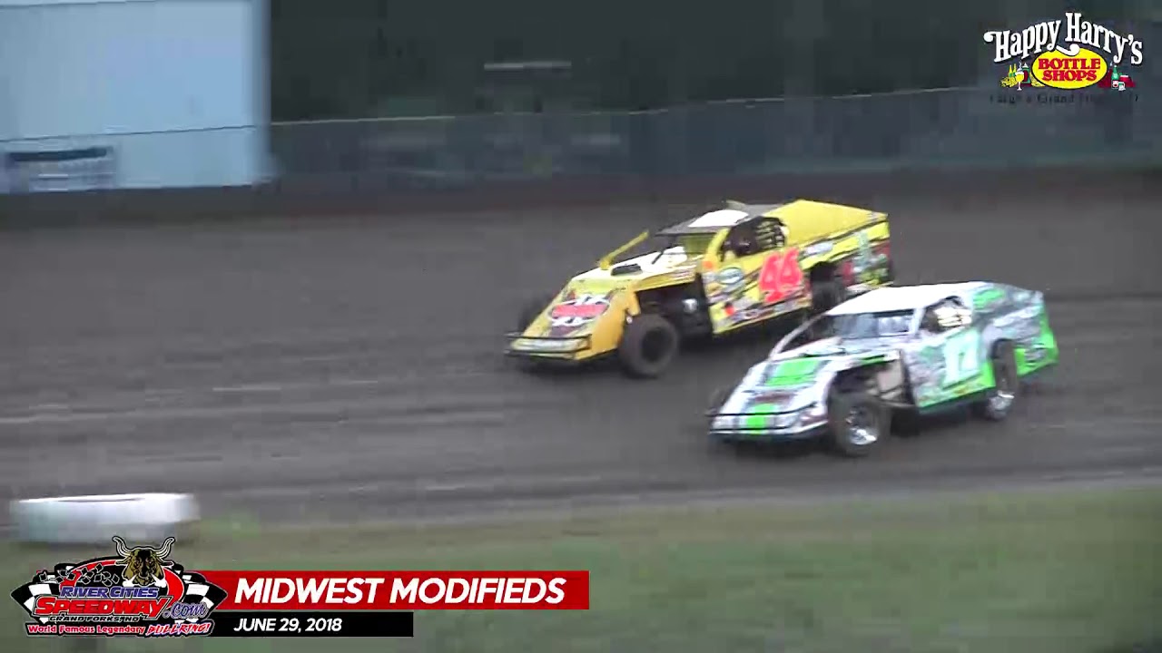 WISSOTA Midwest Modified Highlights - River Cities Speedway - June 29 ...