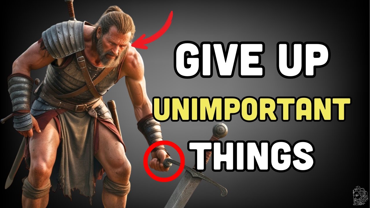 Boldly give up unimportant things | Philosophy of stoicism - YouTube