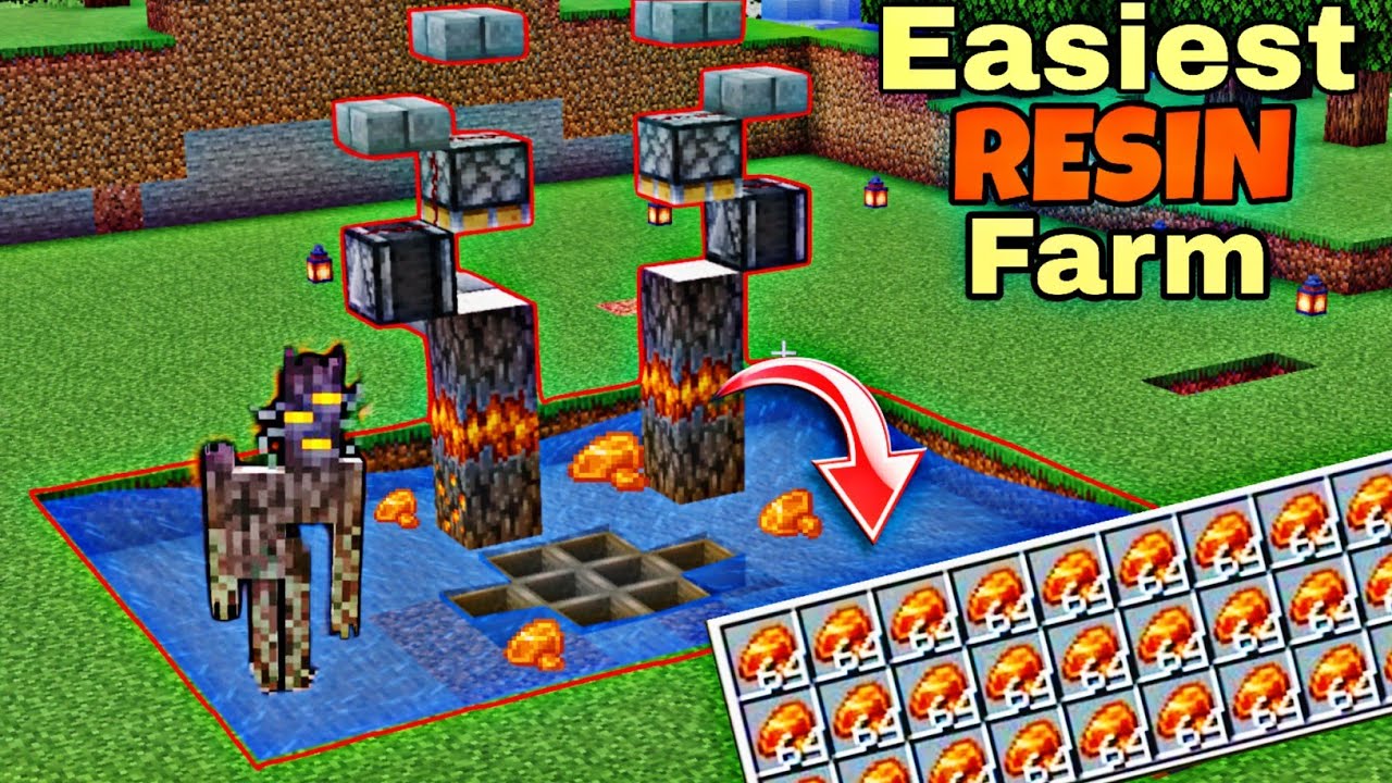 I Made Easiest RESIN Farm In My Survival World |Minecraft - YouTube