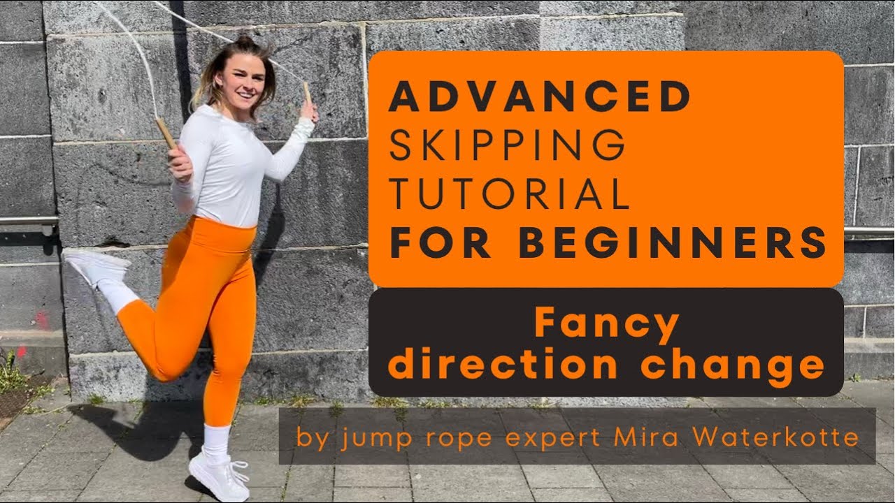 Learn advanced skipping skills for beginners? 2 direction changes from a pro freestyle jump ...