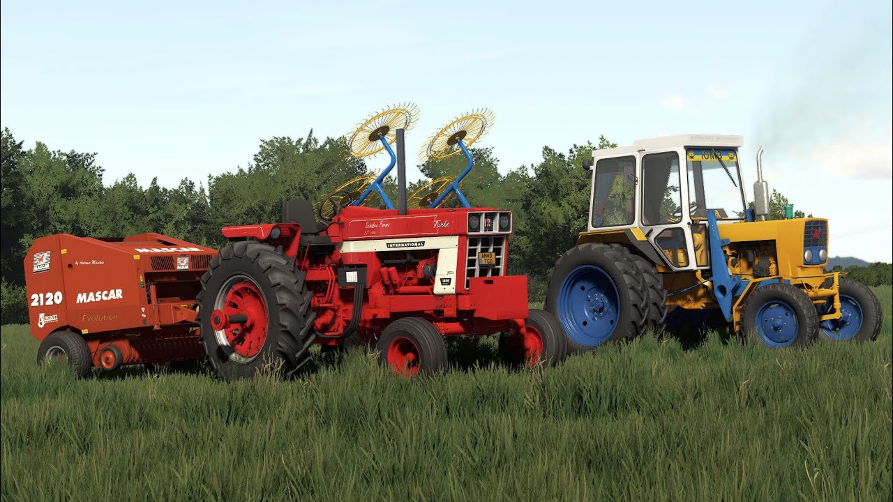 Fs22 reshade realistic graphic presets | gameplay with old tractors ...