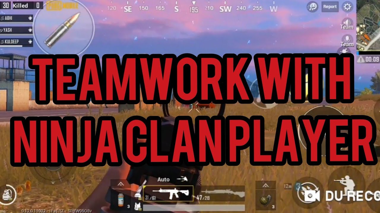 Teamwork with ninja clan player (YASH99 GAMING) - YouTube