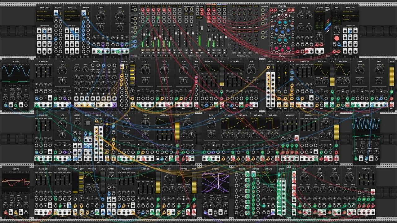 Ambient Patch Using Only VCV Modules - VCVRack - YouTube
