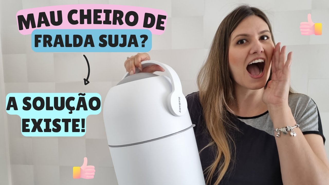 Existe solução para o cheiro da fralda suja | LIXEIRA MÁGICA ANTI ODOR ...