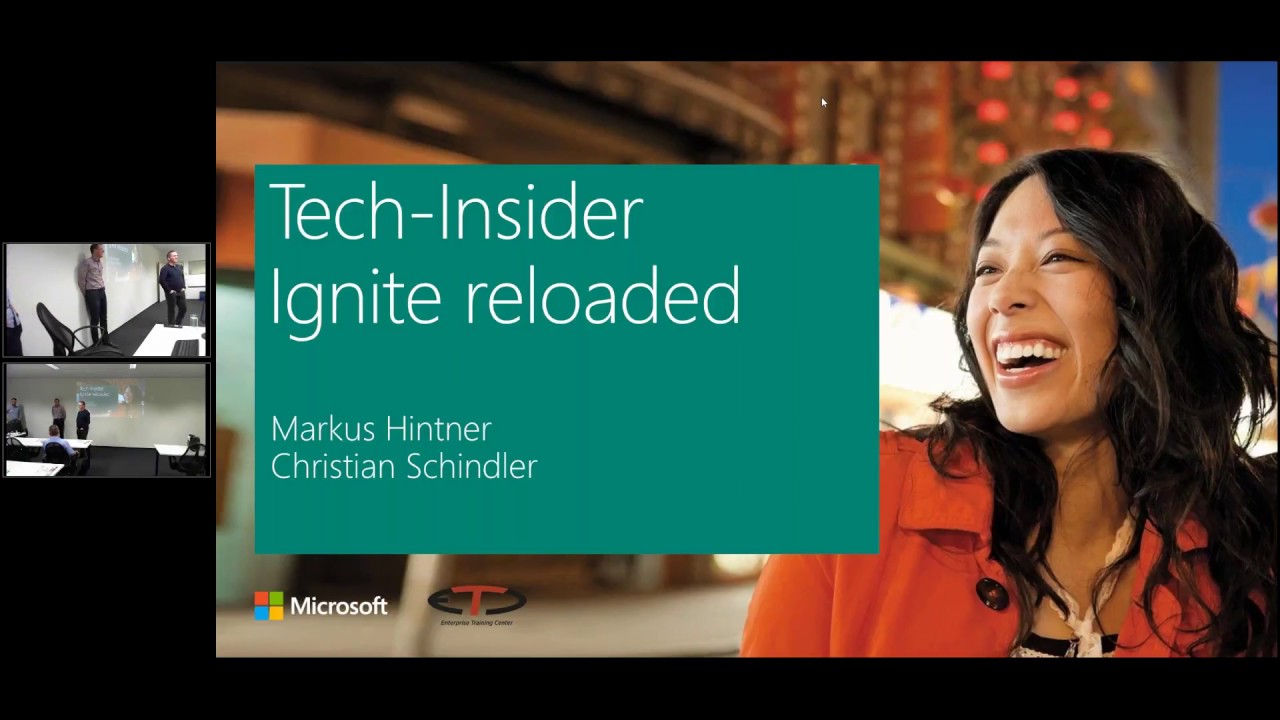 ETC Event - Microsoft Ignite Reloaded vom 13.12.2017 - YouTube