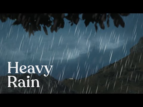 ⚜️ Rain in the Mountains of Spain | Rain Sounds for Sleeping Study and Relaxing