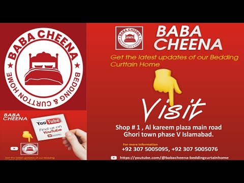 Today vlog by Hussain vloger. Baba cheena Bedding and curtains Home ...