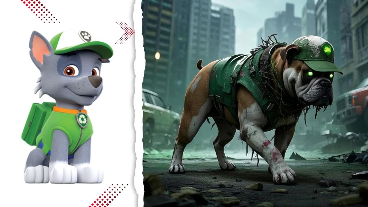 Paw Patrol as ZOMBIE BULDOG | Move Past The Zombies BULDOG | EPIC ...