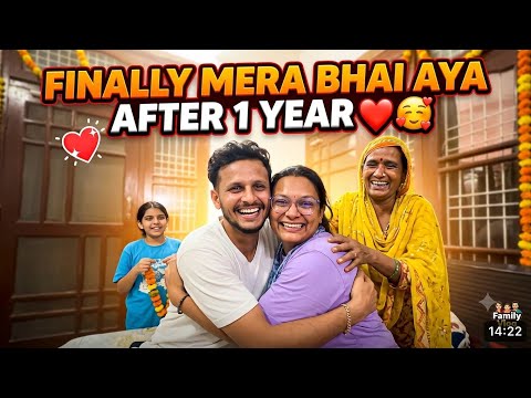 Finally mera bhai aya after 1 year❤️🥰