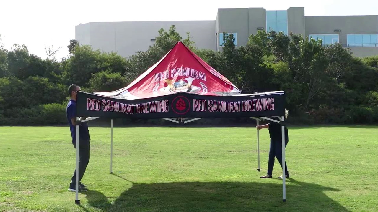 One Choice Displays - 10ft Classic Dye-Sub Canopy - YouTube