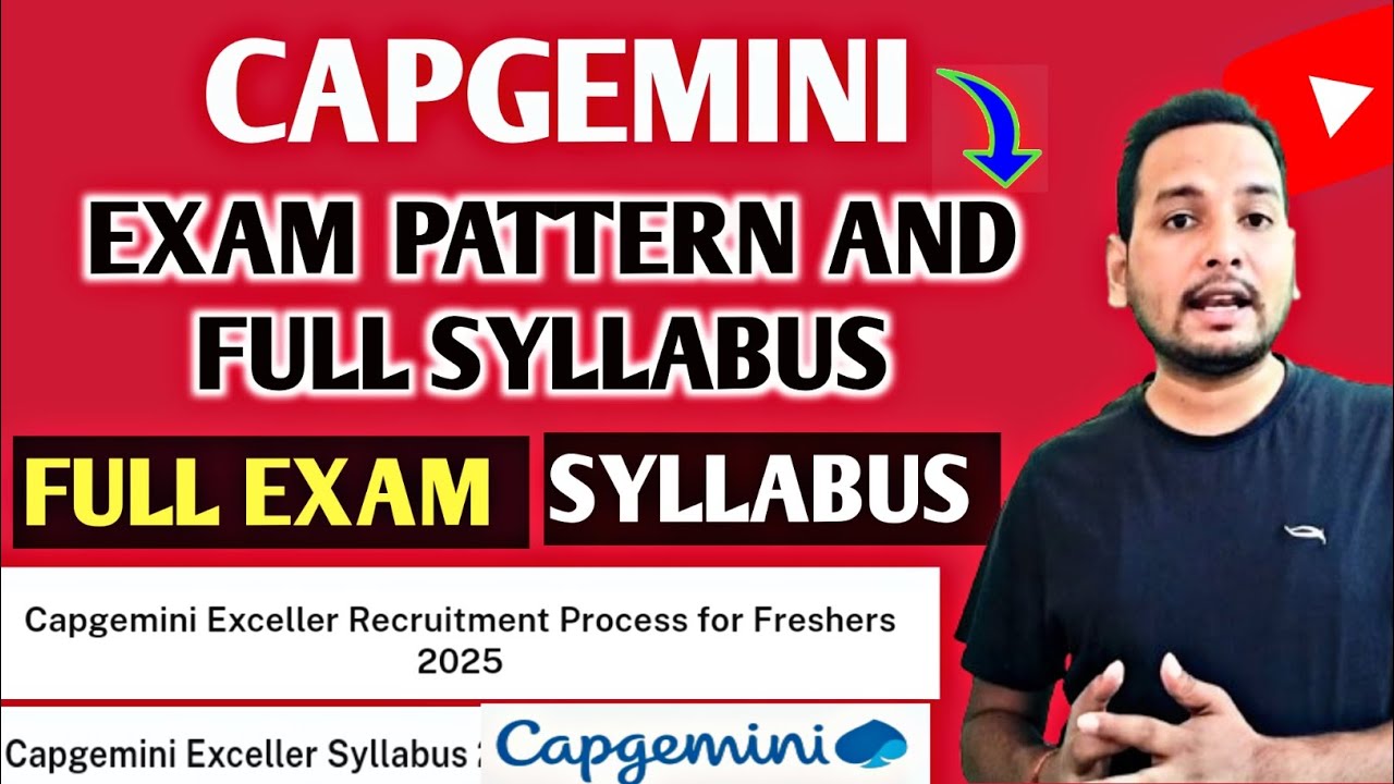 Capgemini Updated Exam Pattern & Syllabus 🔥💥 | Online Test | On-campus ...