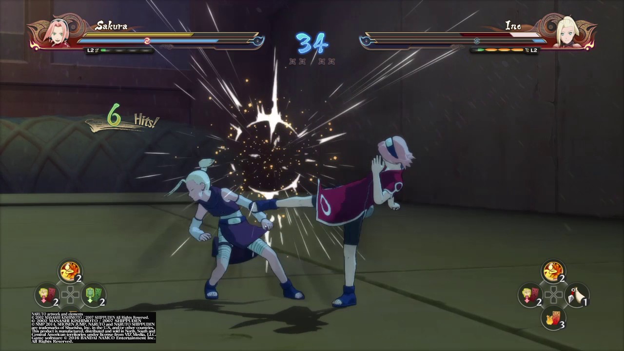 Sakura vs Ino Naruto ultimate ninja storm - YouTube