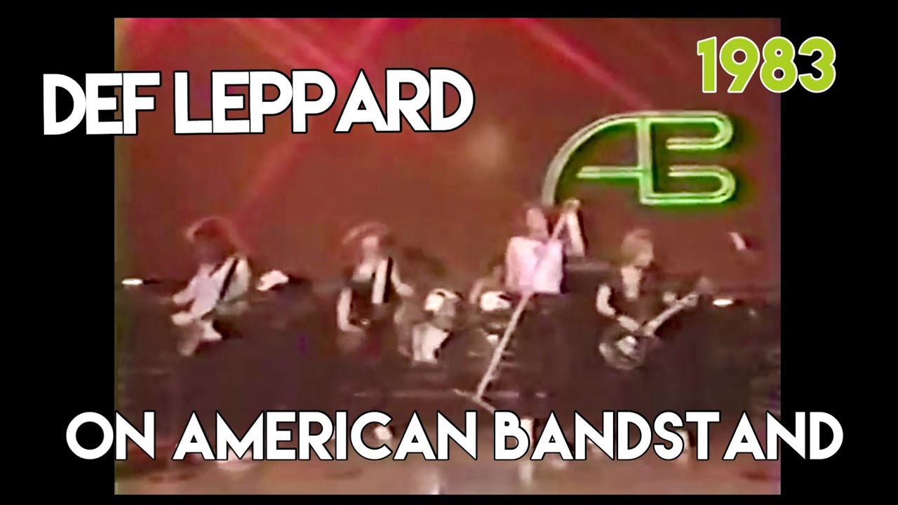 Def Leppard on American Bandstand with Dick Clark 1983 - YouTube