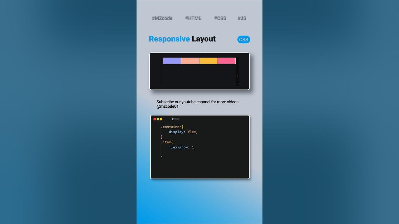Css Responsive Layout Tips And Tricks Css Cssshorts Coding Shorts Webdesign Codinglife
