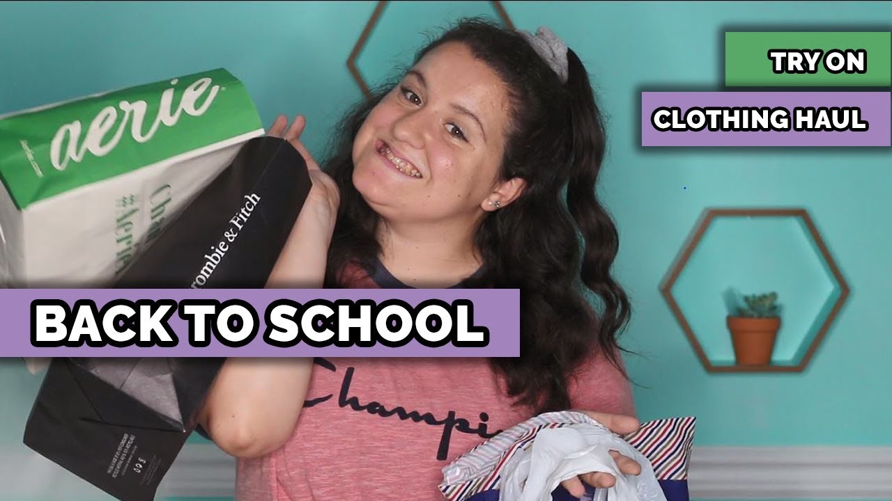 Back To School Clothing Haul | TRY ON - YouTube
