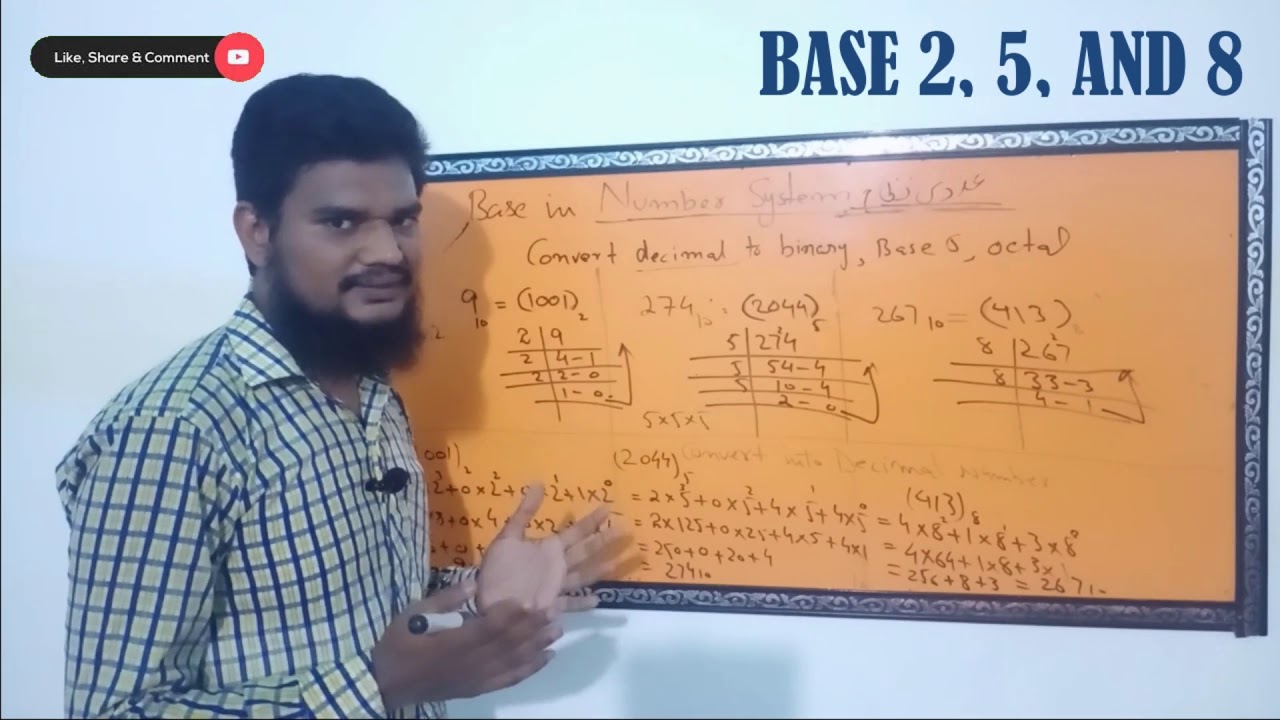 NUMBERS SYSTEMS, BASE 2, 5, AND 8, ALL SOLUTIONS #MATHS #BASE2 #BASE5 # ...