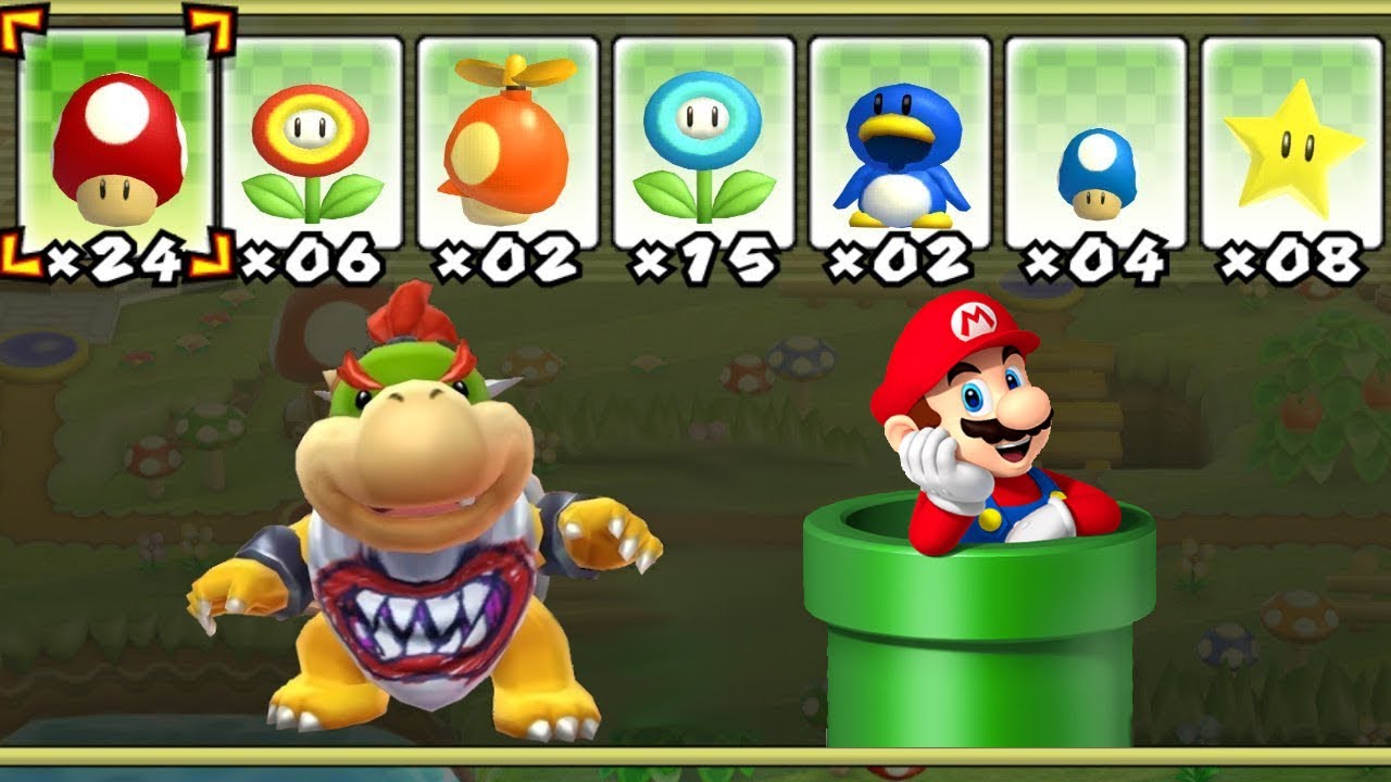 What happens when Bowser Jr and a Pipe uses Mario's Power-Ups? - YouTube
